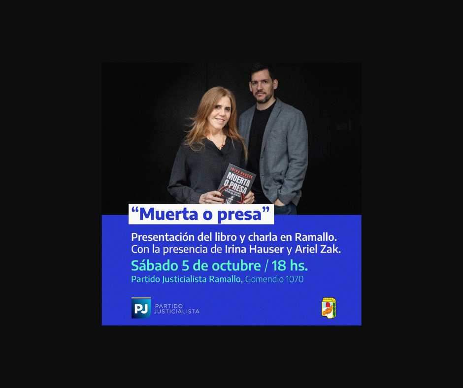 Se presenta “Muerta o Presa”, un libro de la periodista Irina Hauser ...